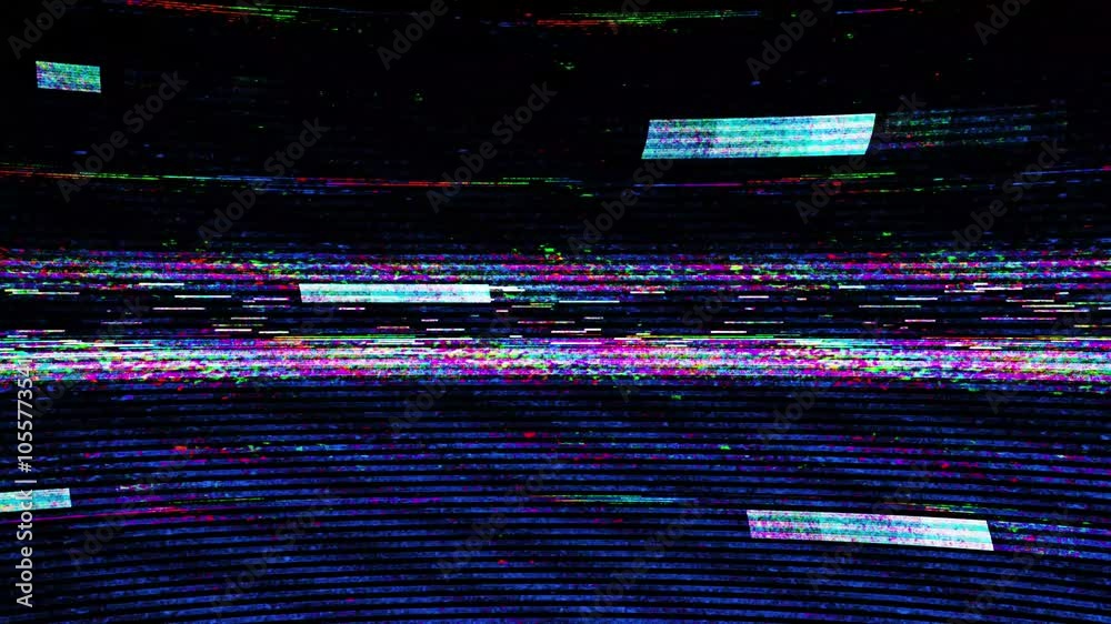 Retro 90s VHS old analog TV Noise Glitch Texture Overlay screen ...