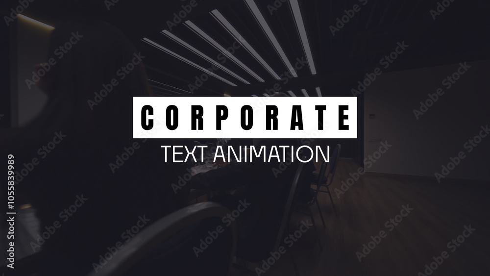 Corporate Text Animation | Clean Title Animations Designed to Elevate ...