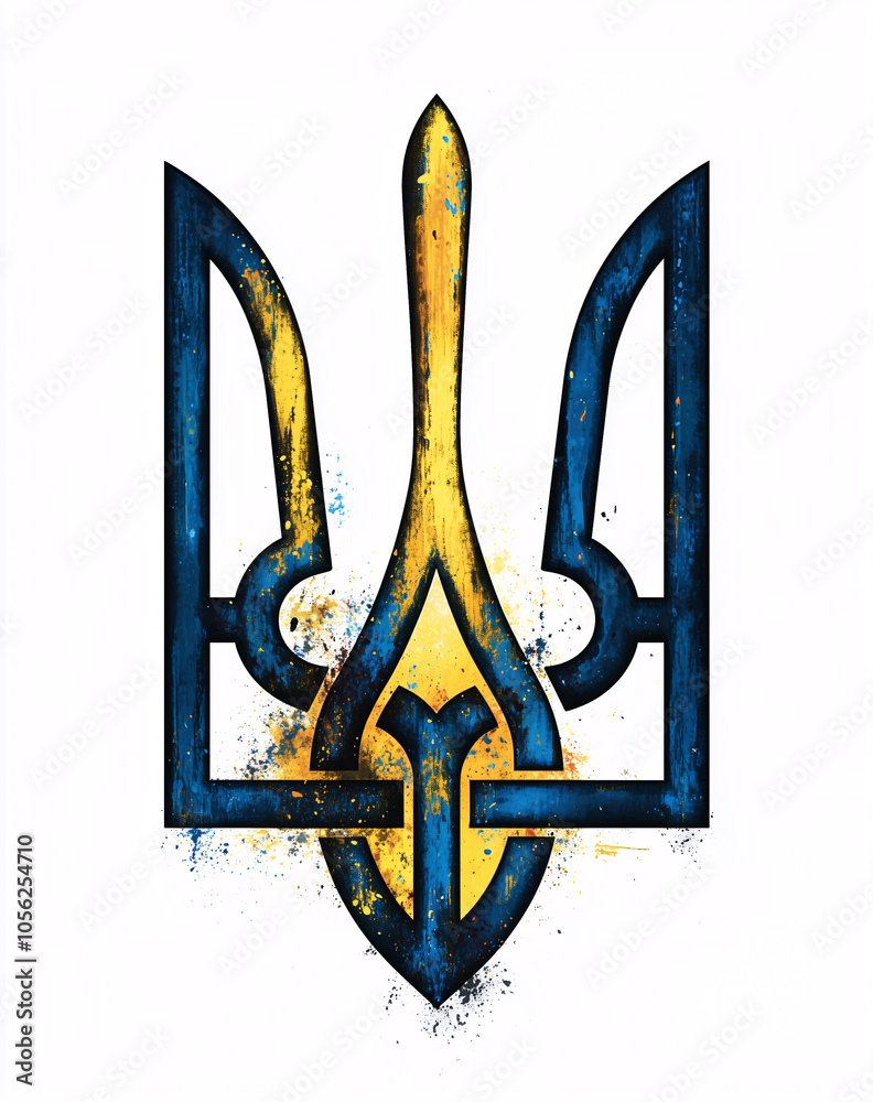 Artistic Representations of Ukrainian Trident Symbol in Various Styles ...