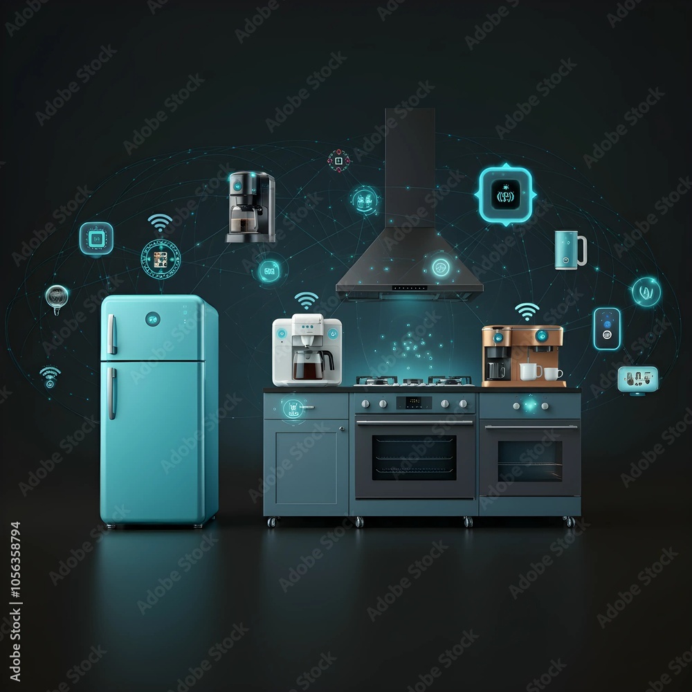 IoT-powered smart kitchen with AI-enabled fridge, oven, and coffee ...