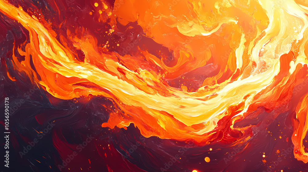 Captivating lava flow: the fiery dance of nature's force. Lava Flow ...