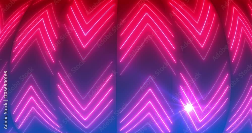 Vertical moving arrow wall digital display technology 4K backgrounds ...