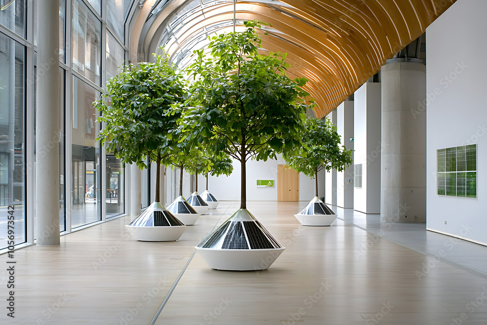 Exploring the future of sustainable urban design modular solar trees ...