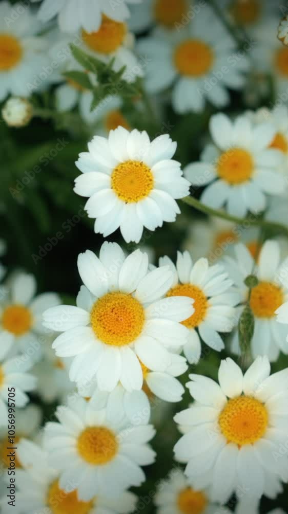 Anthemis arvensis, also known as corn chamomile, mayweed, scentless ...