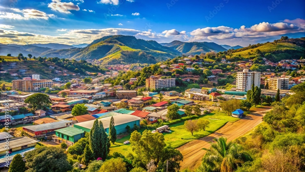 Majestic Mbabane: A Stunning Landscape of Eswatini's Capital City with ...