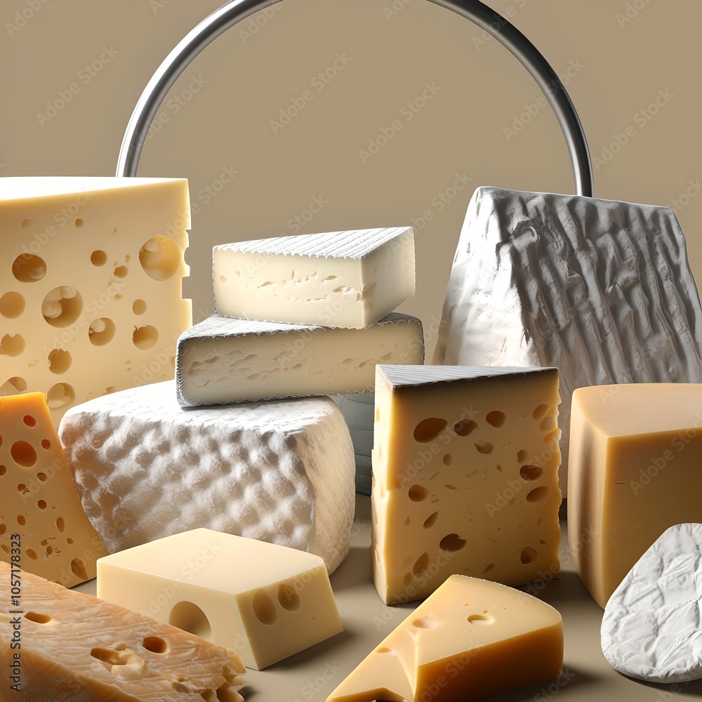Explore the intricate textures of cheese in ultra high-definition ...