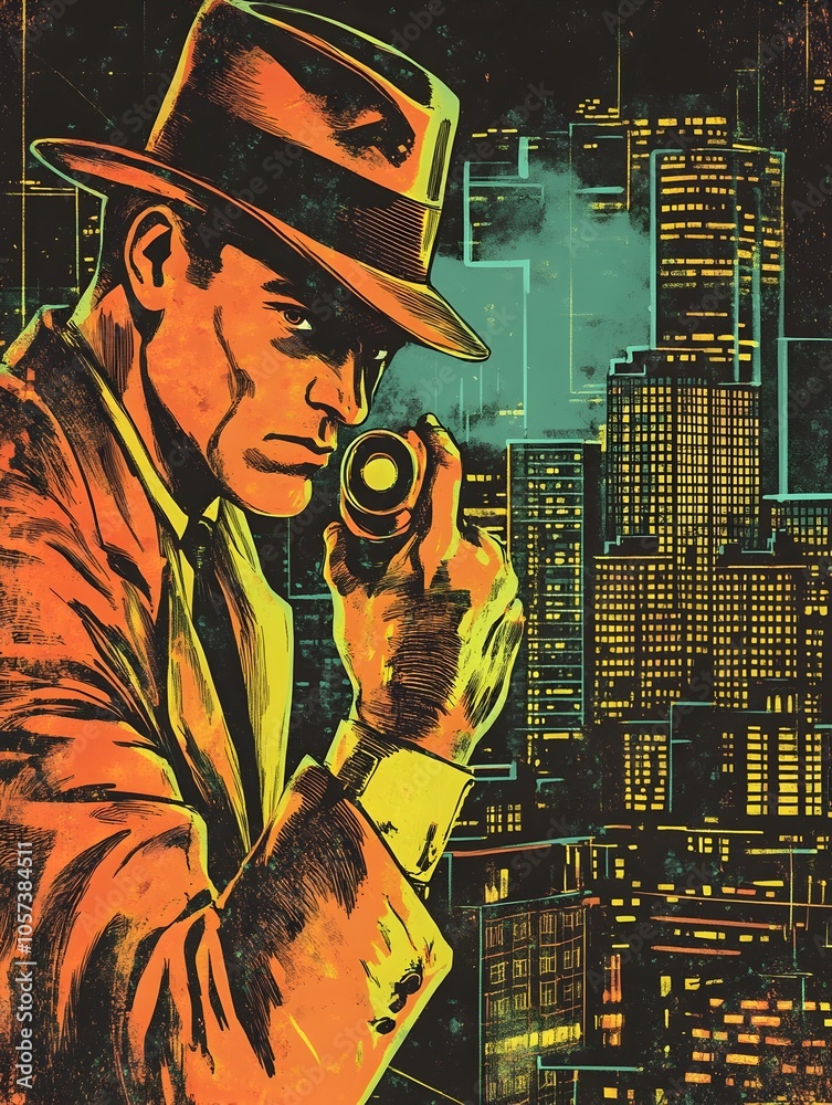 Retro Comic Book Detective Solving Crimes by Analyzing Data Streams in ...