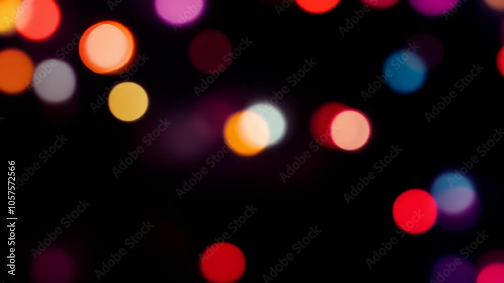Bokeh overlay effect. Add a colorful bokeh light effect as an overlay ...
