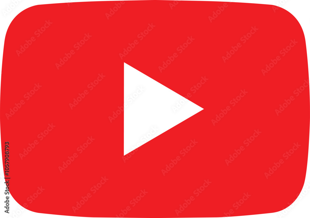 YouTube logo icon design in flat. editorial vector for apps or web ...