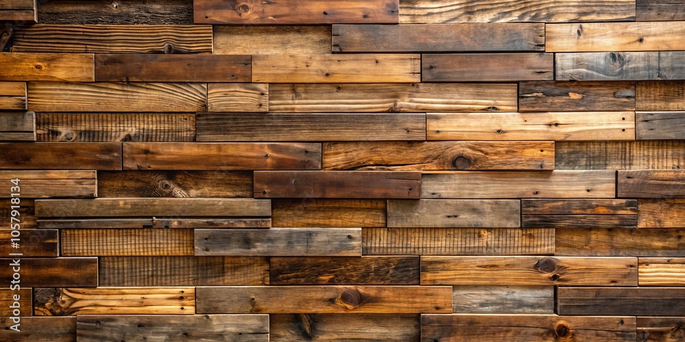 Rustic Wood Plank Wall Texture - Closeup of Natural Wooden Panels in ...