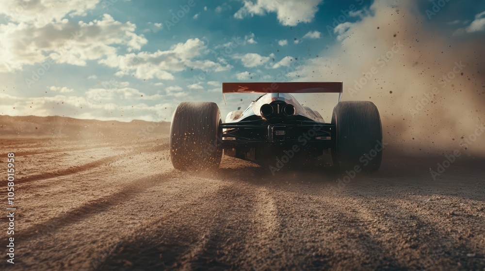 Williams Racing F1 Prototype in the Australian Pinnacles Desert ...
