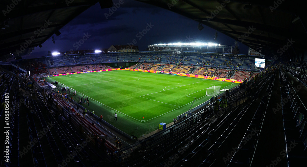 Panoramic view of Epet Arena (Generali Arena or Letna Stadium) in ...