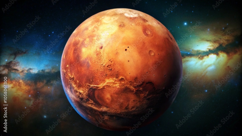 Planet Mars Martian rocks atmosphere volcanic activity thin air robotic ...