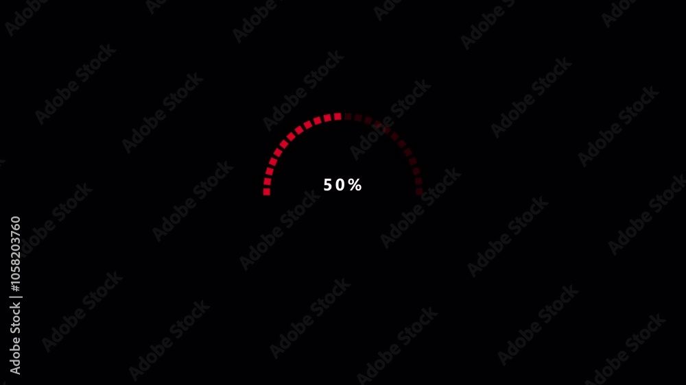 Modern loading progress bar animation from 0 to 100%, 0 to 100% progress bar animation ...