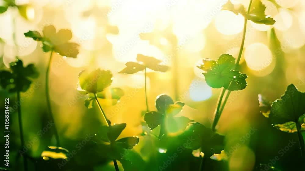 magic video looping background raindrops seamless animation leaves rain ...