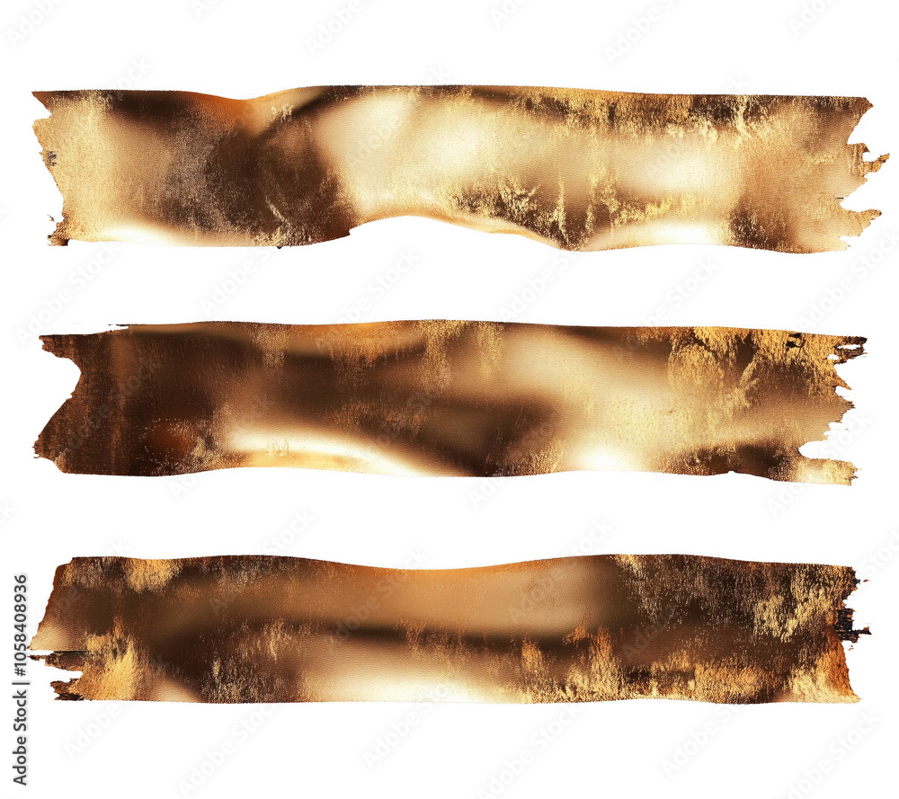 Golden Foil Tape Textures and Shiny Metallic Adhesive Strips: Gold Tape ...