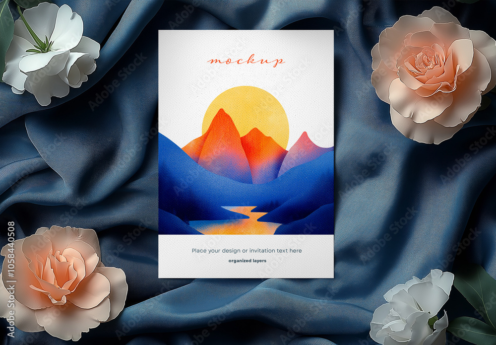 Realistic Greeting Card Mockup – AI-Generated Design for Holiday ...