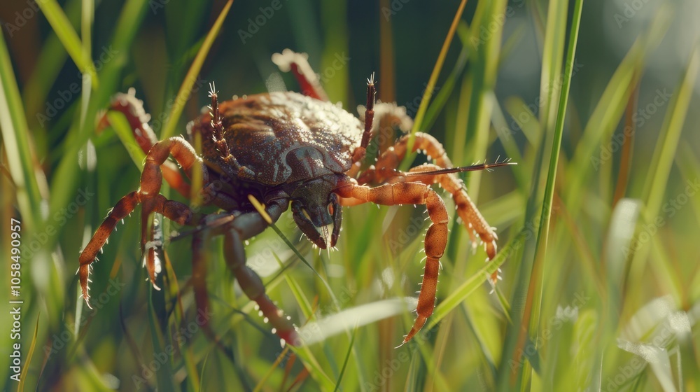 Lyme Disease: A bacterial illness transmitted by ticks, resulting in ...