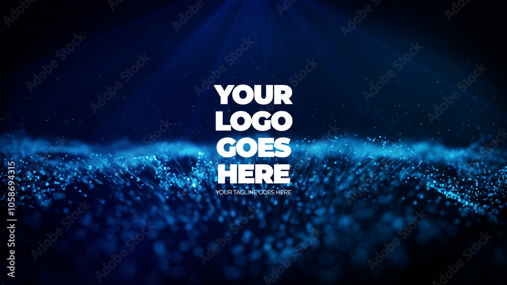 Looped Bouncing Logo Screensaver Stock Template | Adobe Stock