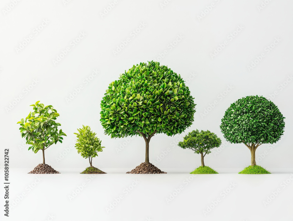 tree growing from seed to fully grown tree showcases nature beauty and ...