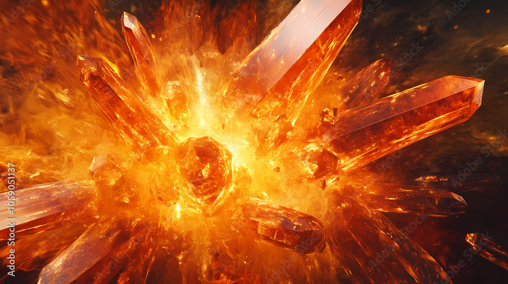 Stunning high definition fire explosion visuals featuring dramatic ...