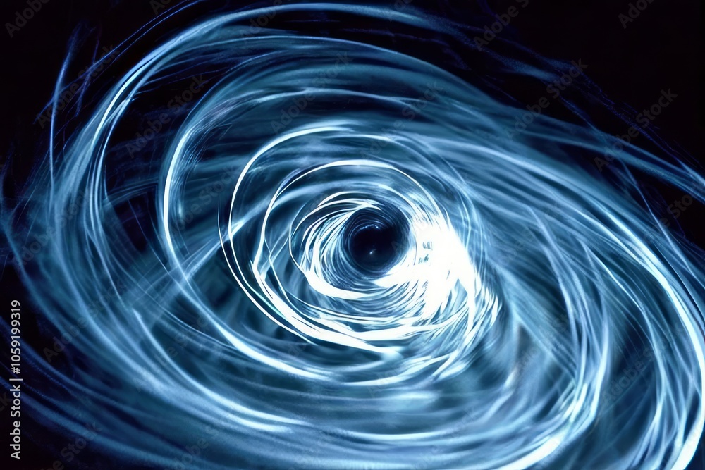 whirling vortex a close up of a vortex created by a spinning obj Stock ...