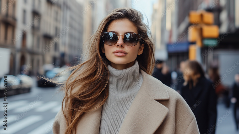 Influencers and Models Showcasing New York Street Style During Fashion ...