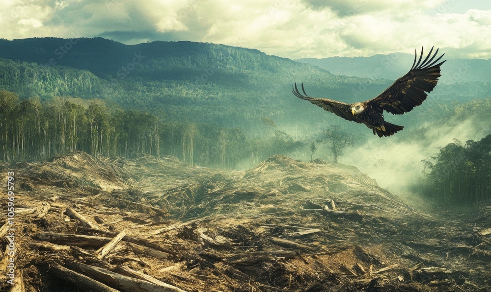 visual narrative portraying alarming rate of specie extinction ...