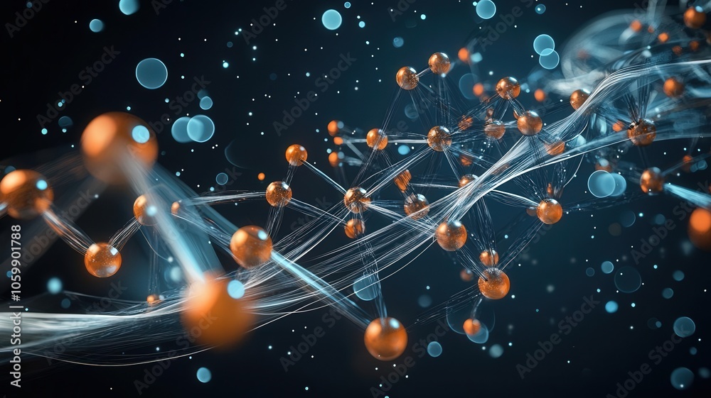 Molecular Bonds In Organic Reaction Shown In Augmented Reality Chemical Visualization