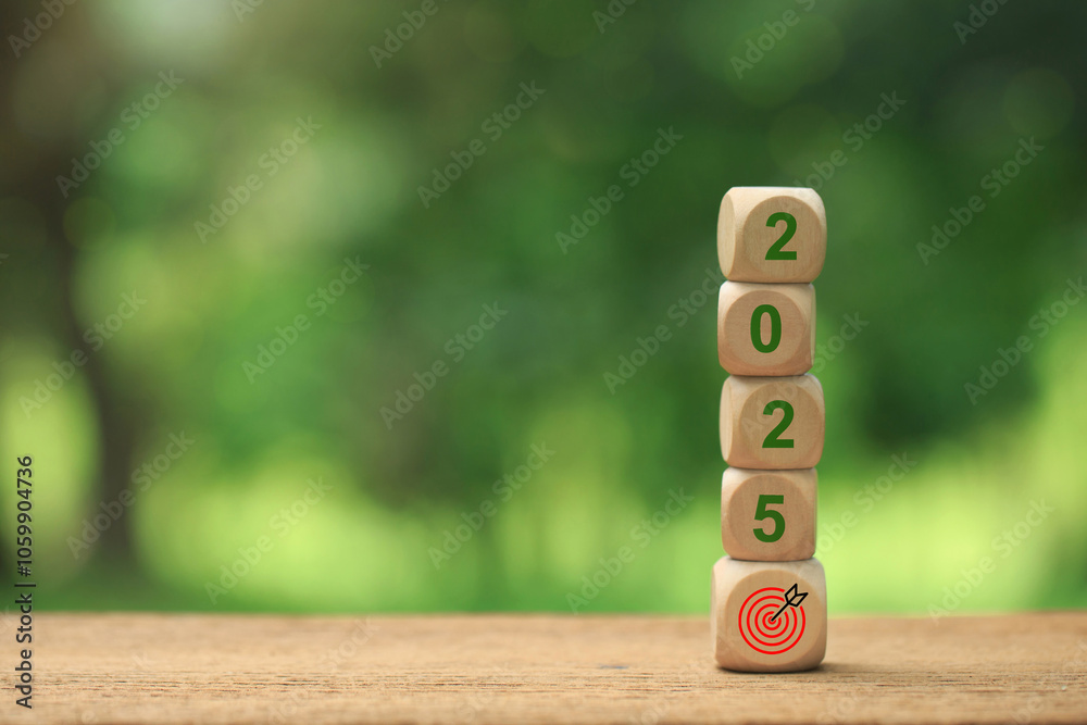 Starting the new year 2025. Inspiration for success ideas and goals ...
