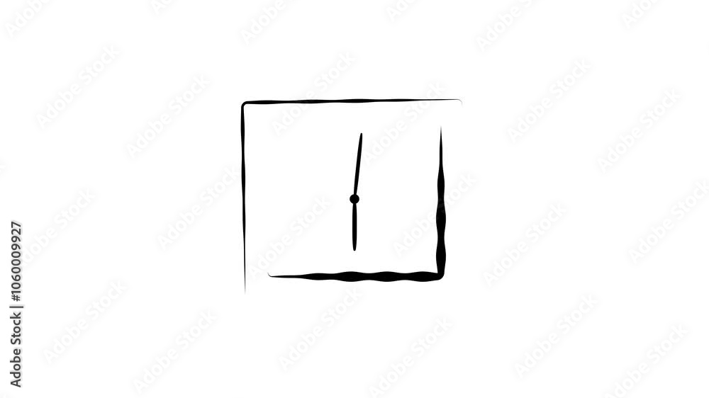circle and rectangular countdown animation of clock , Different and ...