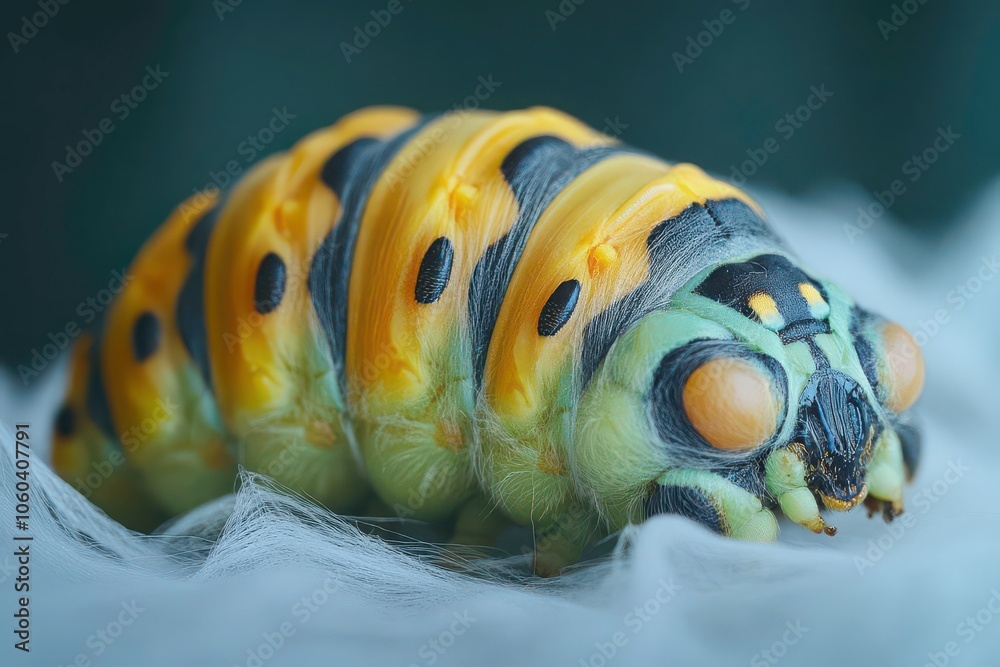 Monarch Caterpillar Transforming A monarch caterpillar in slow motion ...