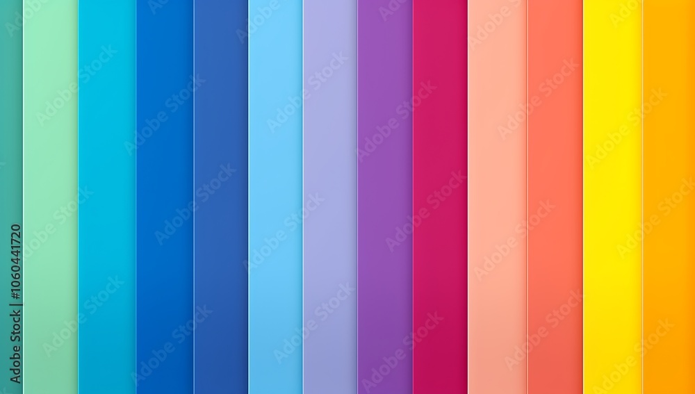 Rainbow Stripes: Vivid and vibrant, these colorful stripes create a ...