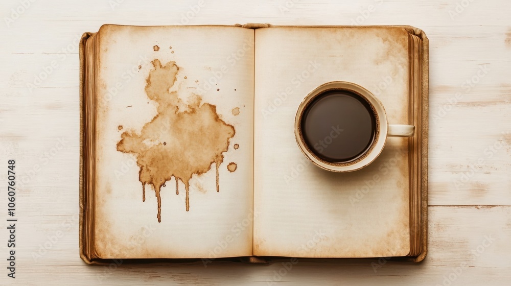 Coffee-Stained Open Book: Enhancing Storytelling Charm in Isolation ...