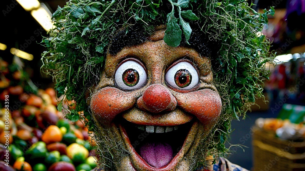 Create playful food art by arranging fruits and vegetables into fun and ...