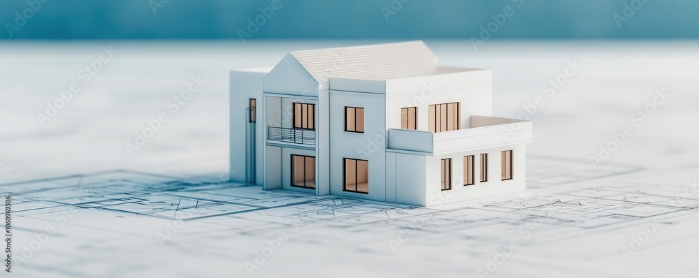 AI analyzing architectural blueprints and offering structural ...