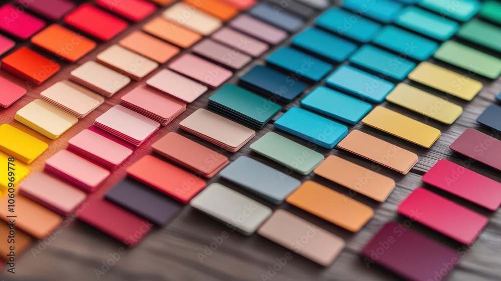 AI software generating color palettes and mood boards for a branding ...