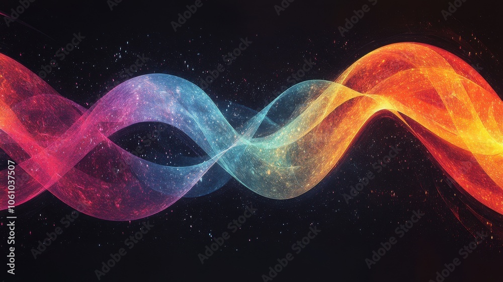 Infographic-style design featuring the concept of the infinity line ...