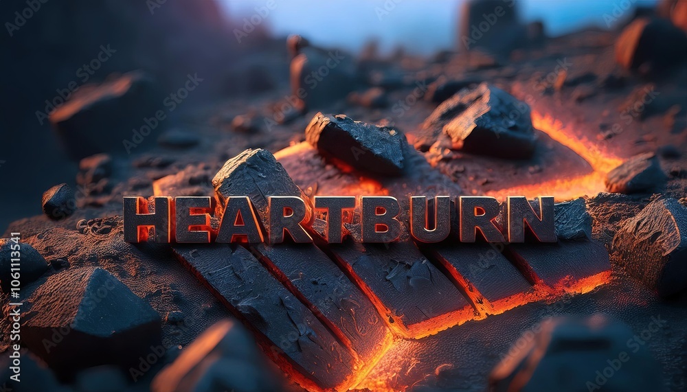 Heartburn: Understanding Causes,Symptoms and Relief Options Stock ...