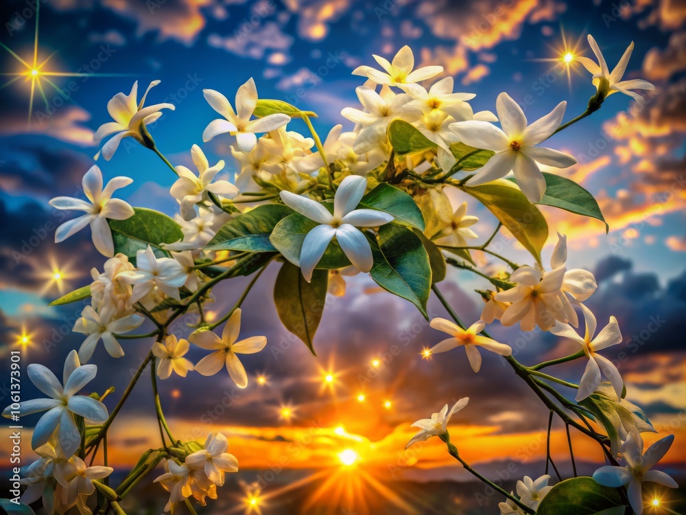 Double Exposure Photography of Nightflowering Jasmine in Florida ...