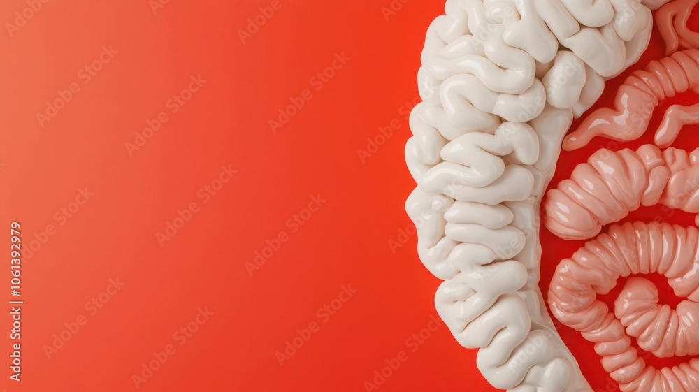 Visualization of the small and large intestines side by side, with ...
