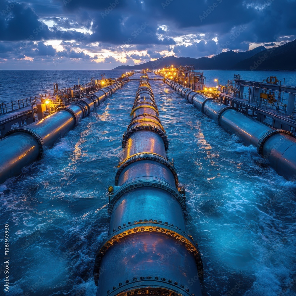 Innovative sustainable ocean thermal energy facility harnessing deep water resources for a ...