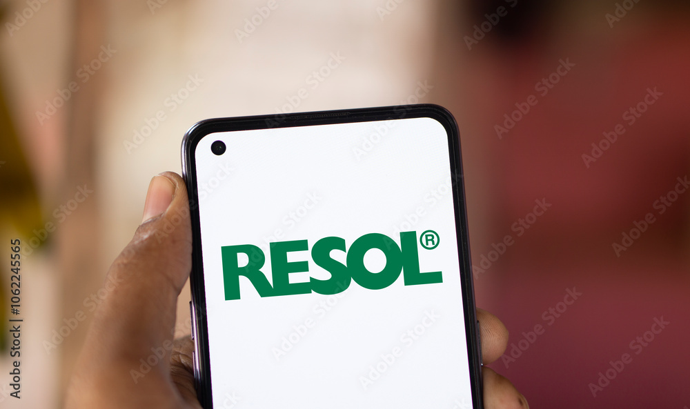 Dhaka, Bangladesh- 03 Nov 2024: Resol logo is displayed on smartphone ...