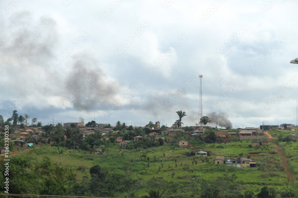 vista panorâmica de altamira, pará, maior cidade em área territorial do ...