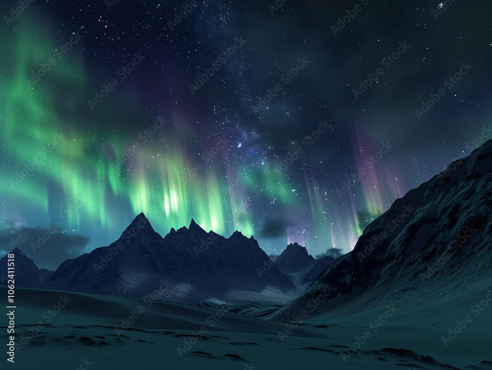 Aurora Borealis (Northern Lights) (Polar Regions) – A natural light ...