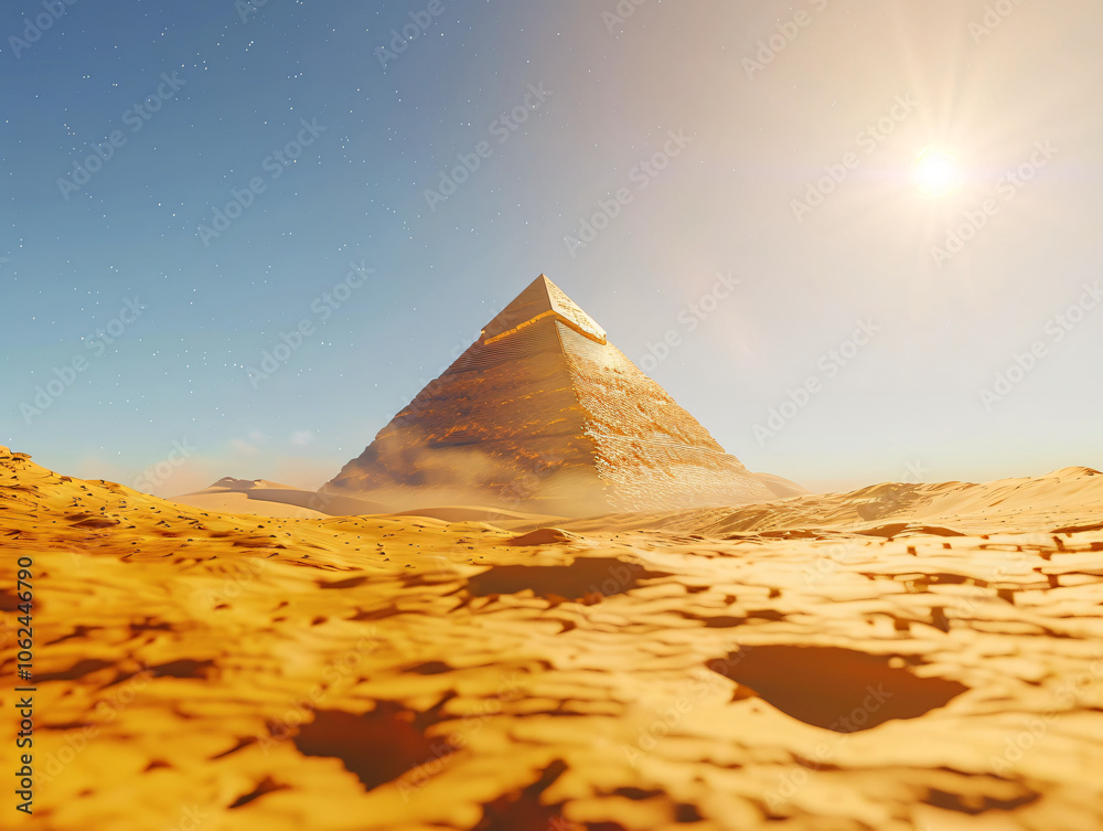 Great Pyramid of Giza (Egypt) – The ancient pyramid rising majestically ...