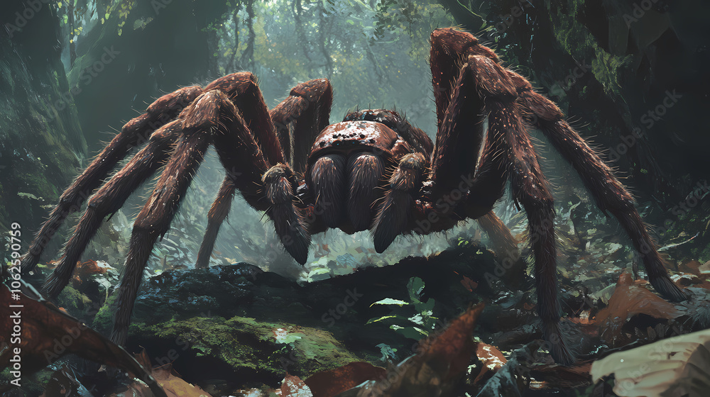 Ultra realistic uhd photo of goliath birdeater tarantula. Behemoth ...