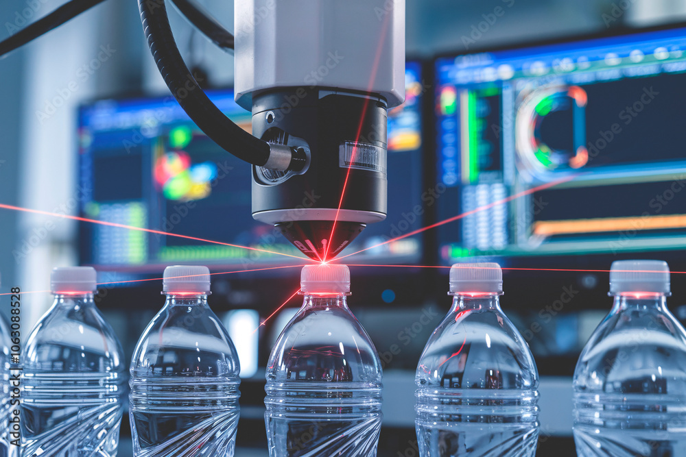 Automated Quality Control: Laser Inspection of Water Bottles on ...