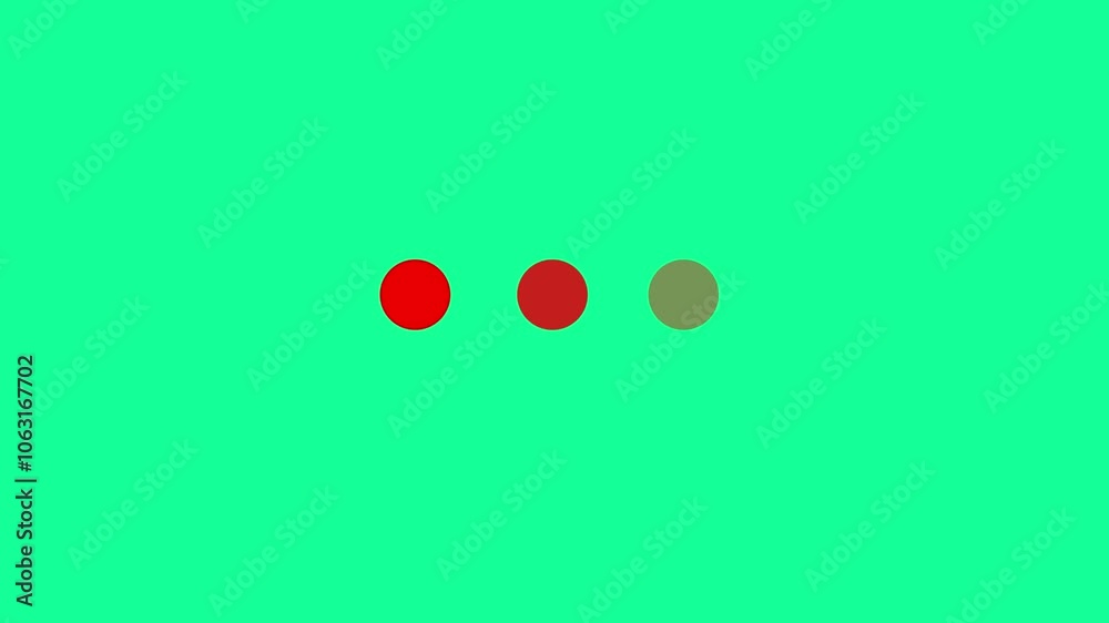 Typing loading dots on transparent background with alpha channel ...