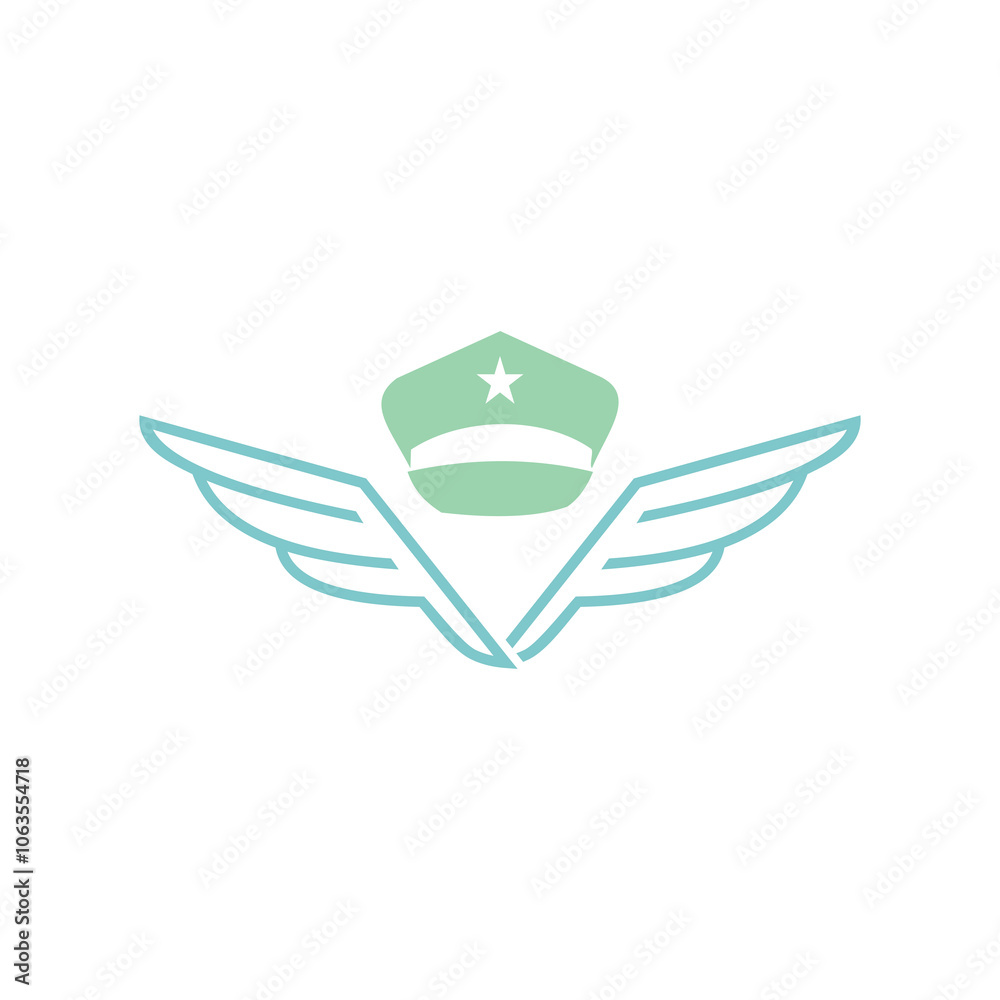 police wing logo , army logo vector , wing logo vector Stock Vector ...